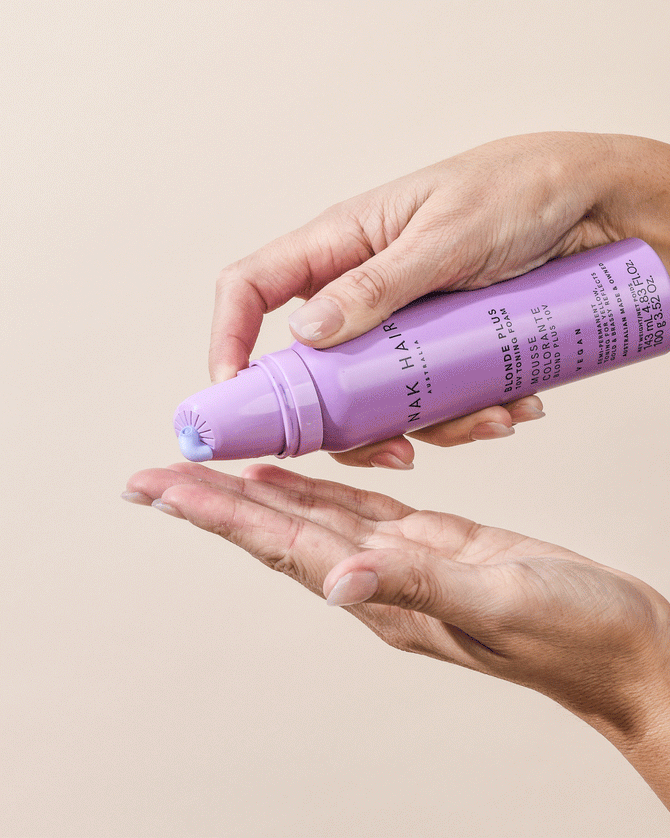 Blonde Plus 10V Toning Foam – NAK Hair